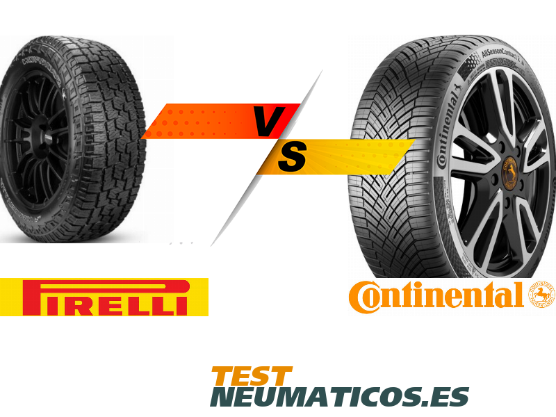 Comparación: Pirelli Scorpion All Terrain Plus vs. Continental ...